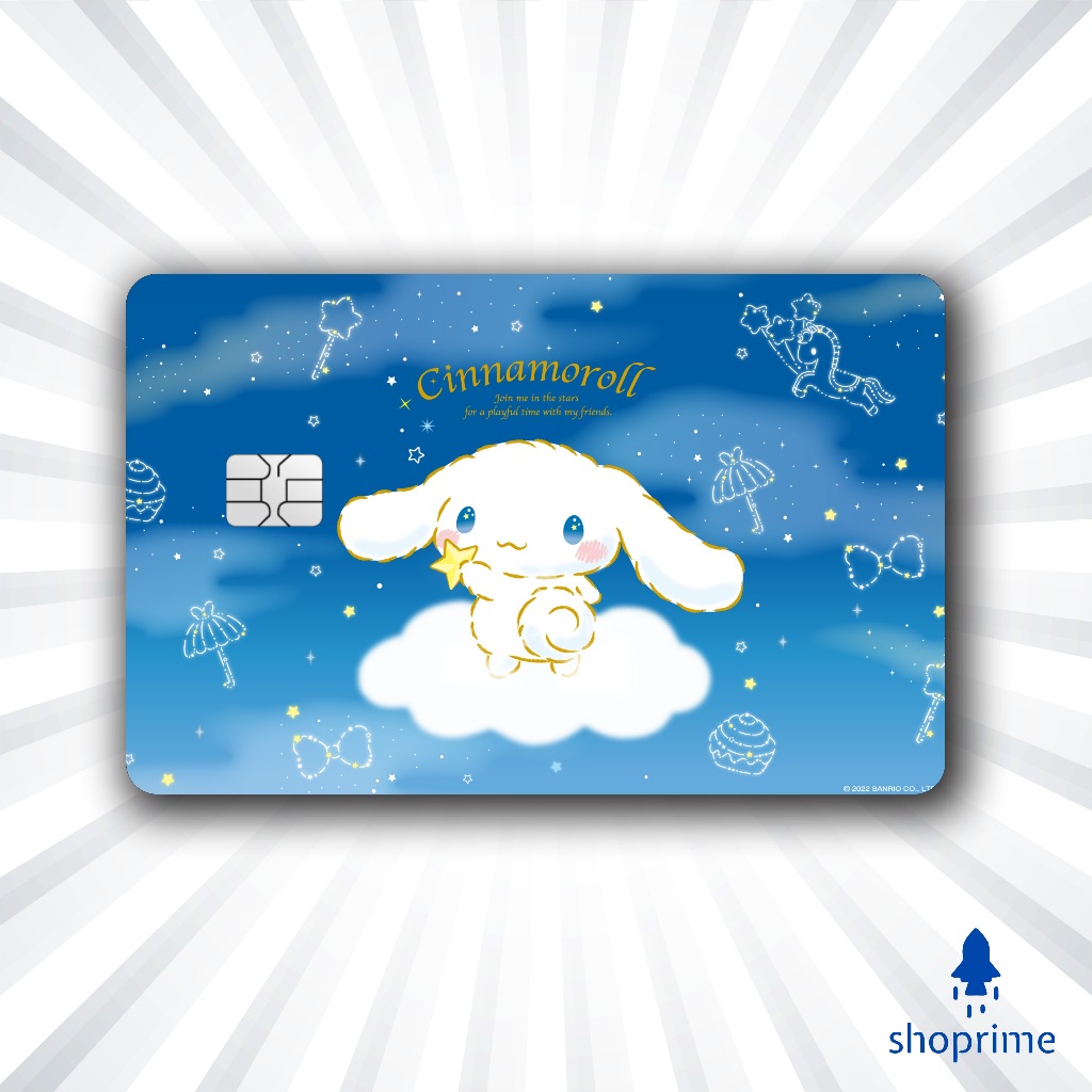 Adesivo Para Cartão De Crédito E Débito Cinnamoroll | Shopee Brasil