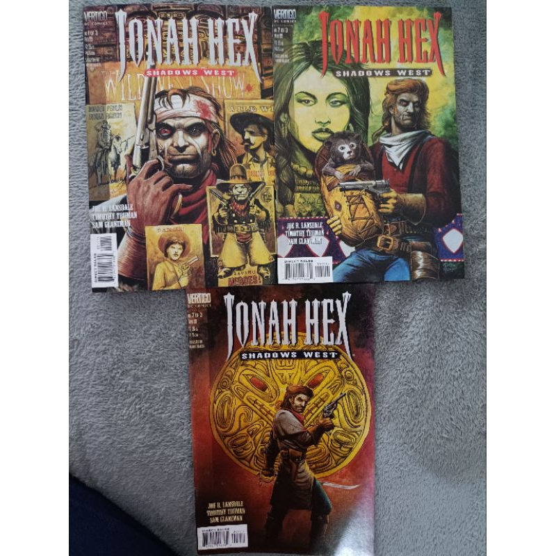 JONAH HEX: SHADOWS WEST MINISSÉRIE COMPLETA - 3 EDIÇÕES (02-04/1999) DC ...