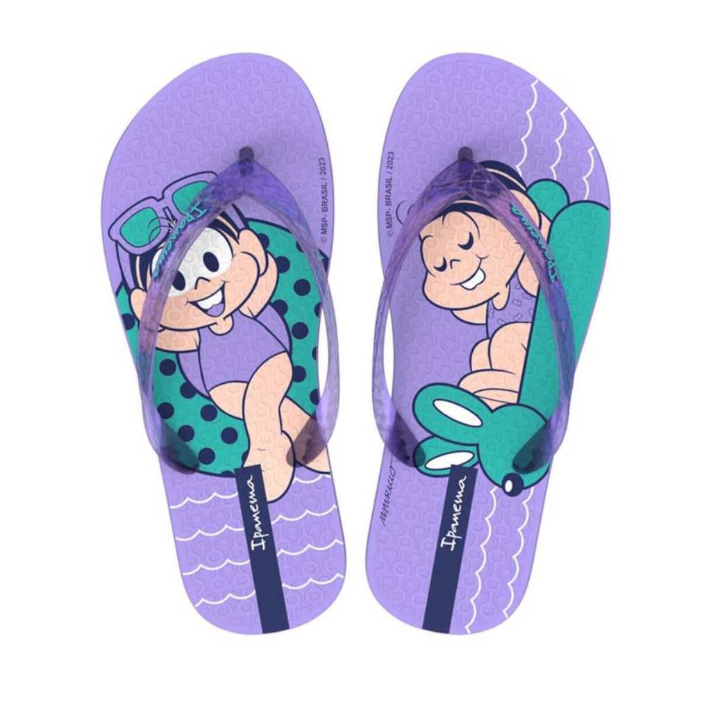 Chinelo Infantil Menina Turma da Monica 26790 Ipanema | Shopee Brasil
