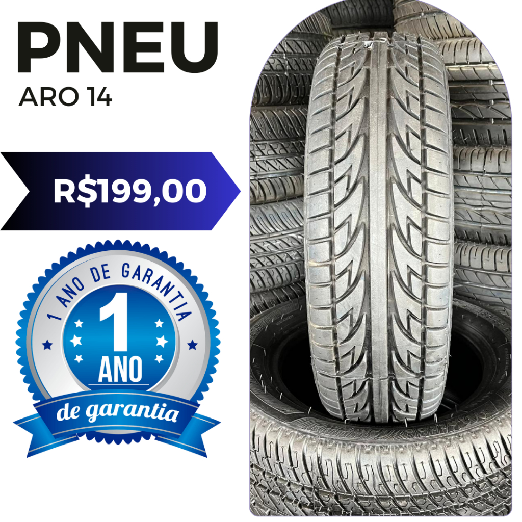 Pneu Remold - Aro 14, Primeira linha - 175-65-14 UM ANO DE GARANTIA - NACIONAL | Shopee Brasil