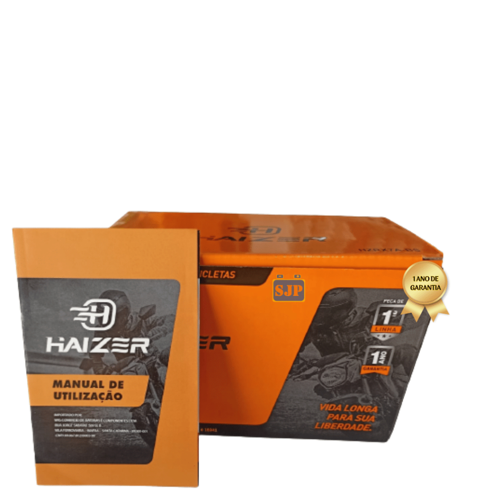 Bateria Moto Haizer 7ah Legion 125 Agrale | Shopee Brasil