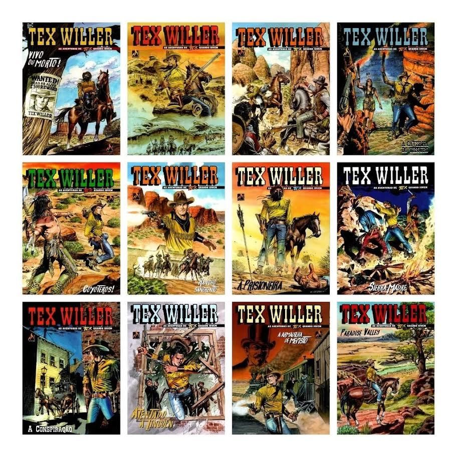 Kit Tex Willer Coleção 34 Edições | Shopee Brasil