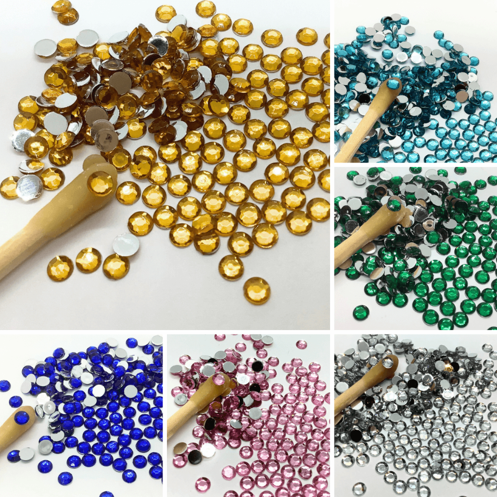 Mini Chaton Strass 4mm Pacote 200 Unidades | Shopee Brasil