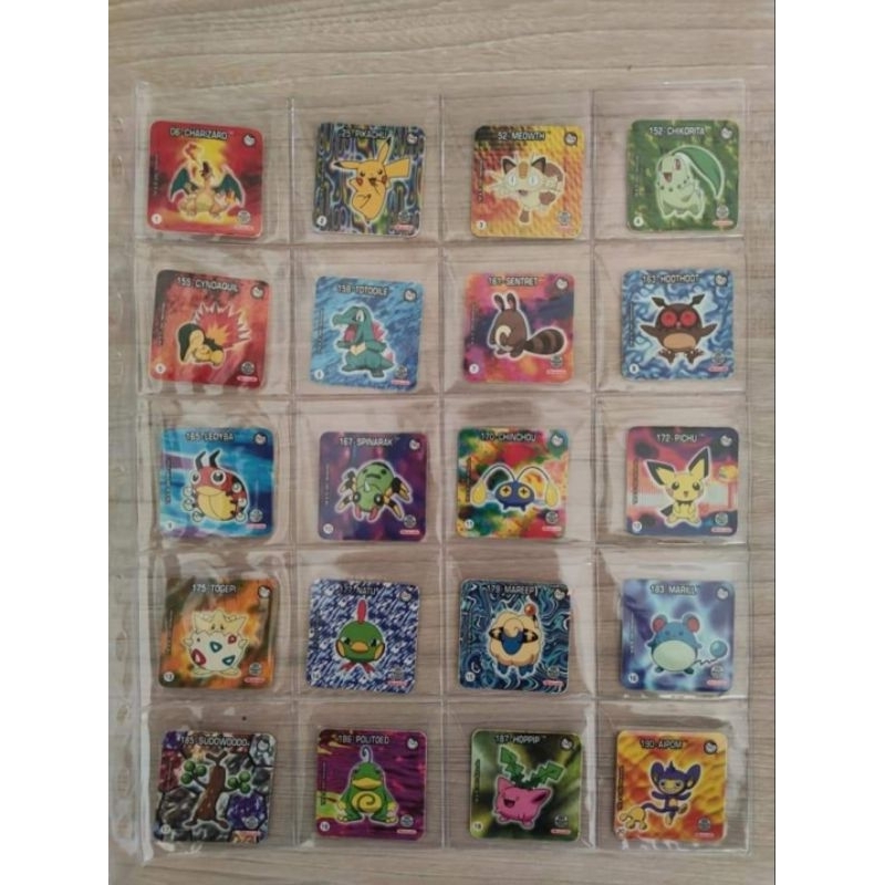 Coleção Original Tazos Joken Po Pokemon Elma Chips Completa (Excelente ...