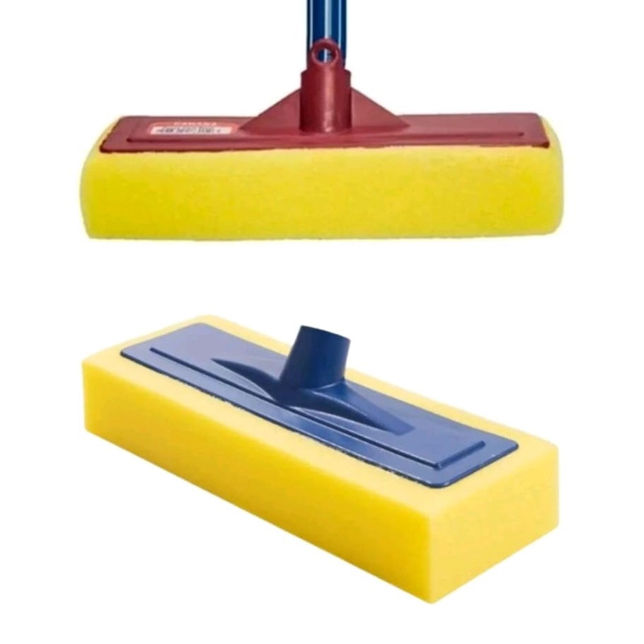 Kit 2 rodo lava piso azulejo vidro chão passa cera esfregão limpeza sem ...