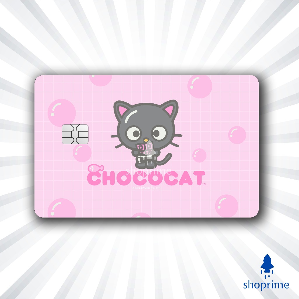 Adesivo Para Cartão De Crédito E Débito ChocoCat | Shopee Brasil