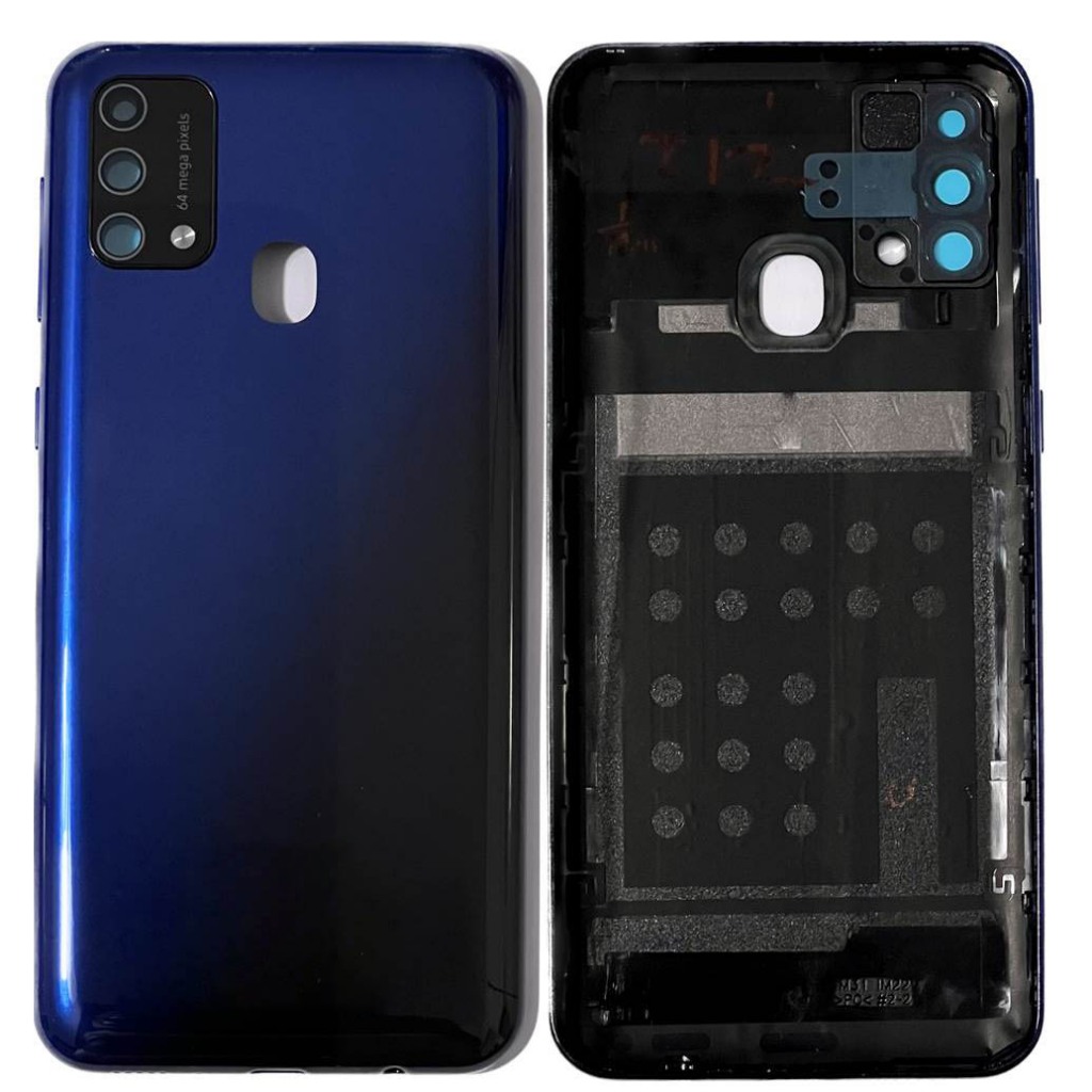 Tampa Traseira C/ Lente Da Câmera Para Galaxy M21s F415 Azul | Shopee ...