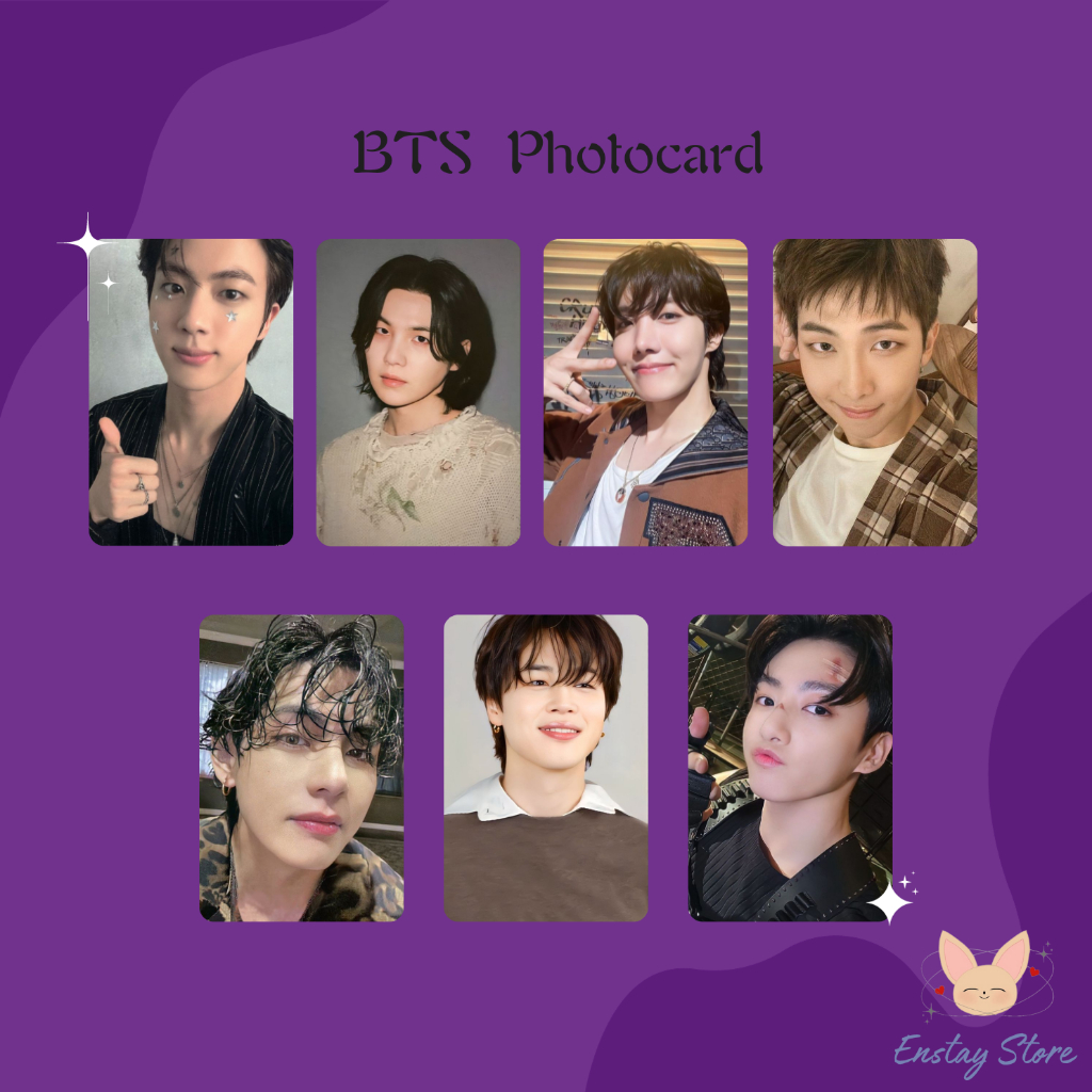 Photocards BTS | Fanmade - Personalizado | Frente e Verso | Shopee Brasil