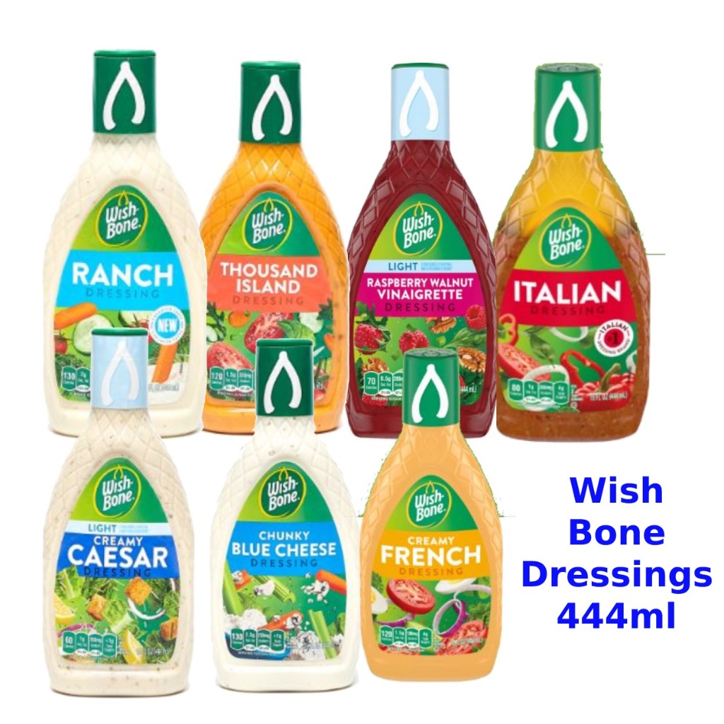 Molho Wish Bone Dressing 444ml Importado USA Diversos Sabores | Shopee ...