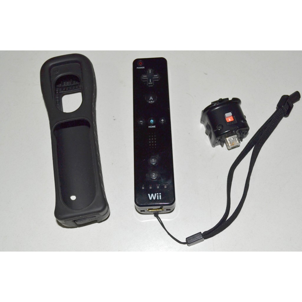 Controle Wii Motionplus Preto Original Nintendo Wii | Shopee Brasil