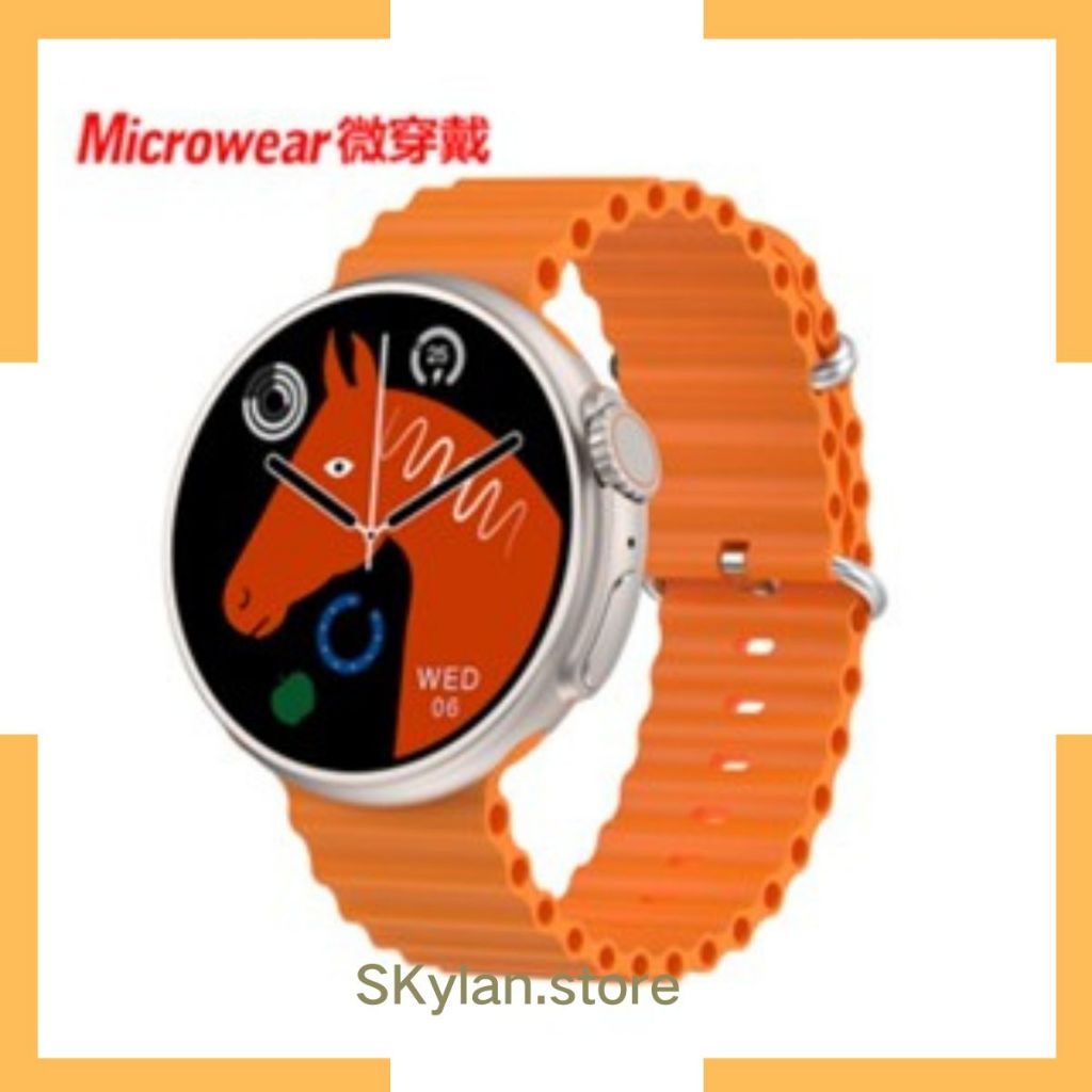 Smartwatch Microwear Ultra 9 Pro, Smartwatch NFC, REDONDO, 49mm ...