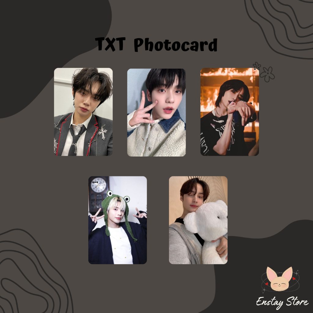 Photocards TXT | Fanmade - Personalizado | Frente e Verso | Shopee Brasil