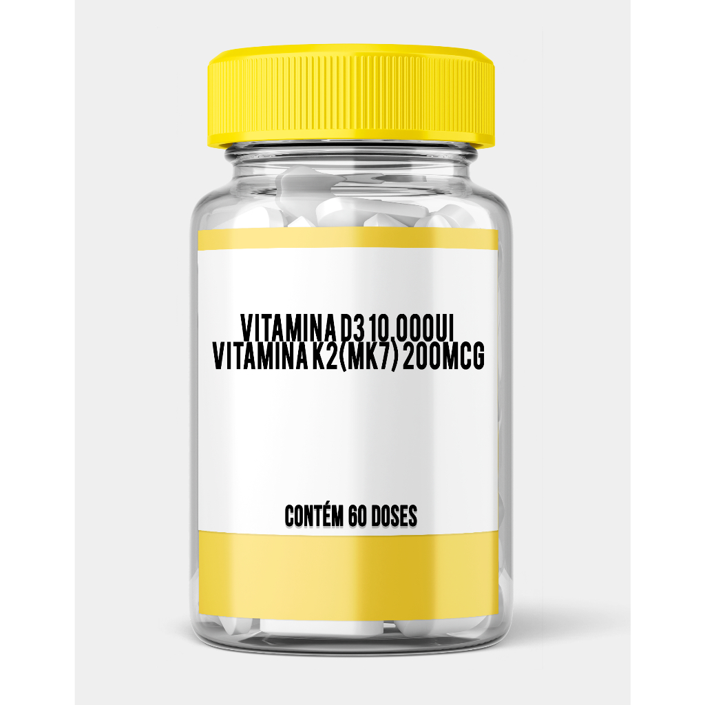 Vitamina D3 10.000ui + Vitamina K2(mk7) 200mcg 60 cápsulas | Shopee Brasil Vitamina D3 10.000ui + Vitamina K2(mk7) 200mcg 60 cápsulas | Shopee Brasil