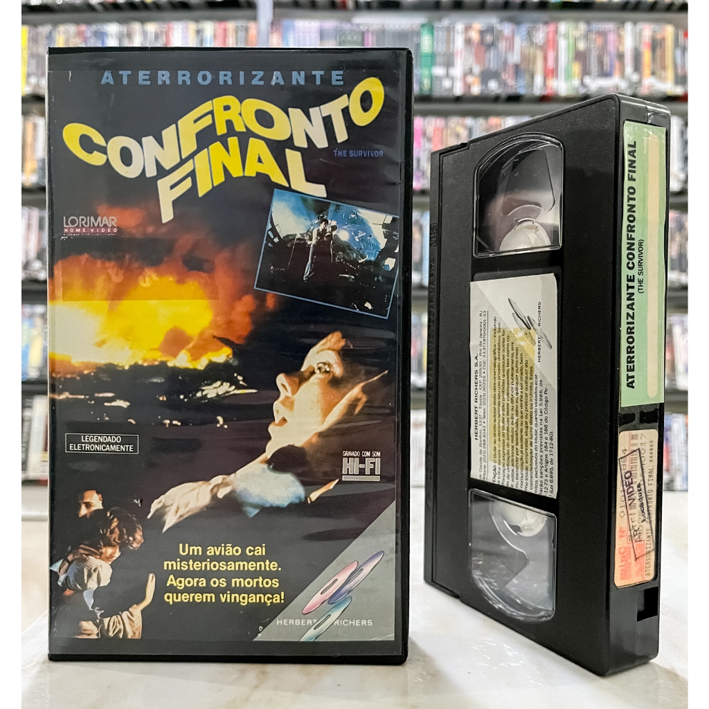 VHS Aterrorizante Confronto Final - LEGENDADO - Original - Fita de Vídeo Filme (The Survivor ...