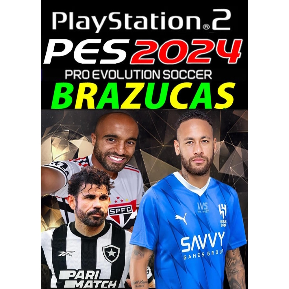 Pes Brazucas 2024 Oficial Para Ps2 - Envio Imediato - Faz a Boa!