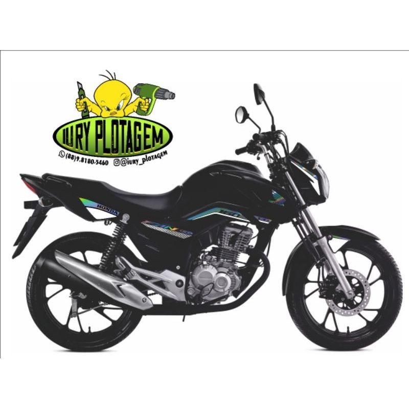 Faixas Fan 160 2022 refletivos e holográfico modelo titan | Shopee Brasil