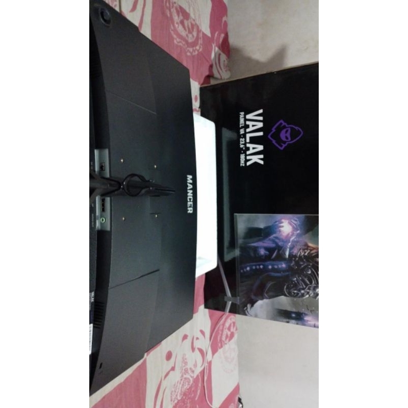 MONITOR GAMER MANCER VALAK, 24 POL VA, CURVO, FHD, 1MS, 180HZ, FREESYNC ...
