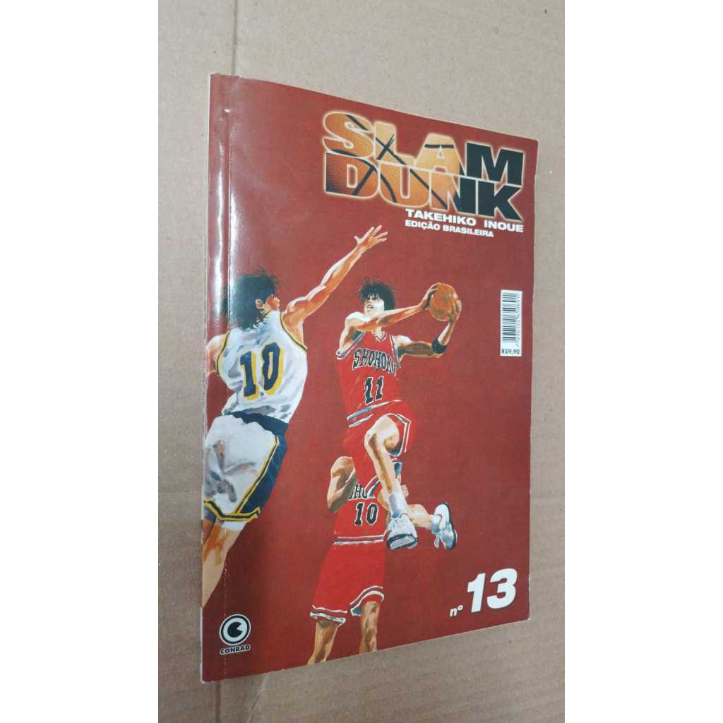 Gibi Slam Dunk - N° 13 - Conrad Editora ( 7141 ) | Shopee Brasil
