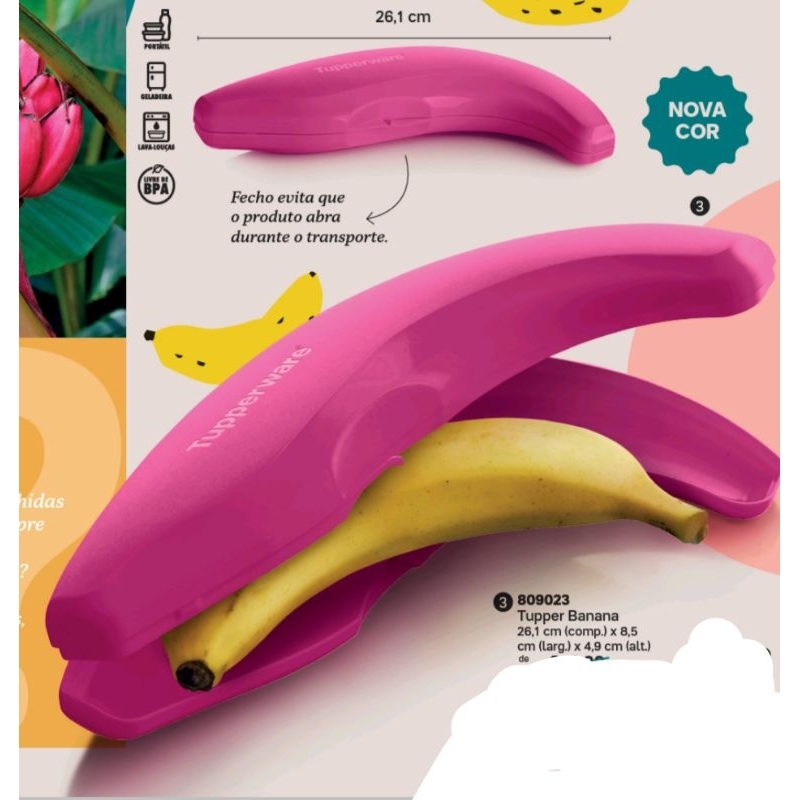 Porta banana tupperware | Shopee Brasil
