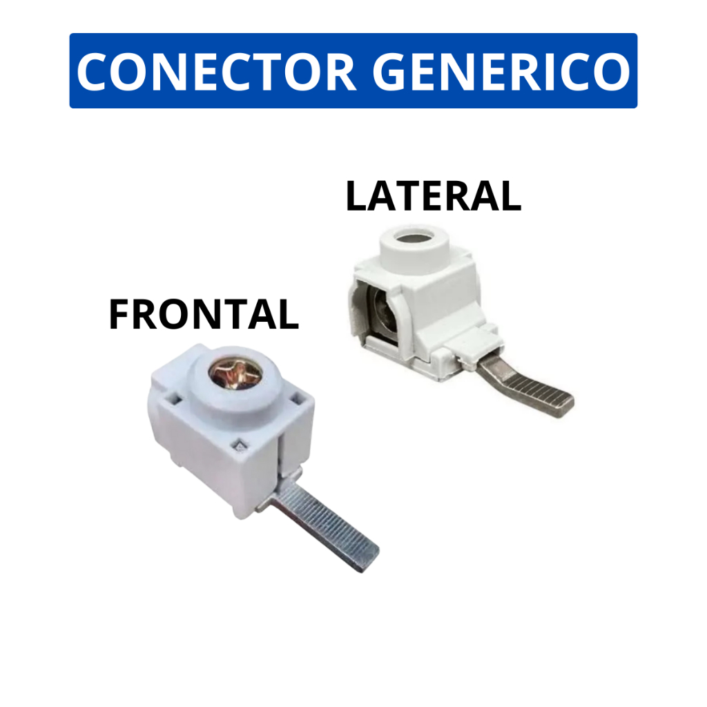CONECTOR GENERICO FRONTAL OU LATERAL TERMINAL PARA DISJUNTOR 6MM-25MM ...