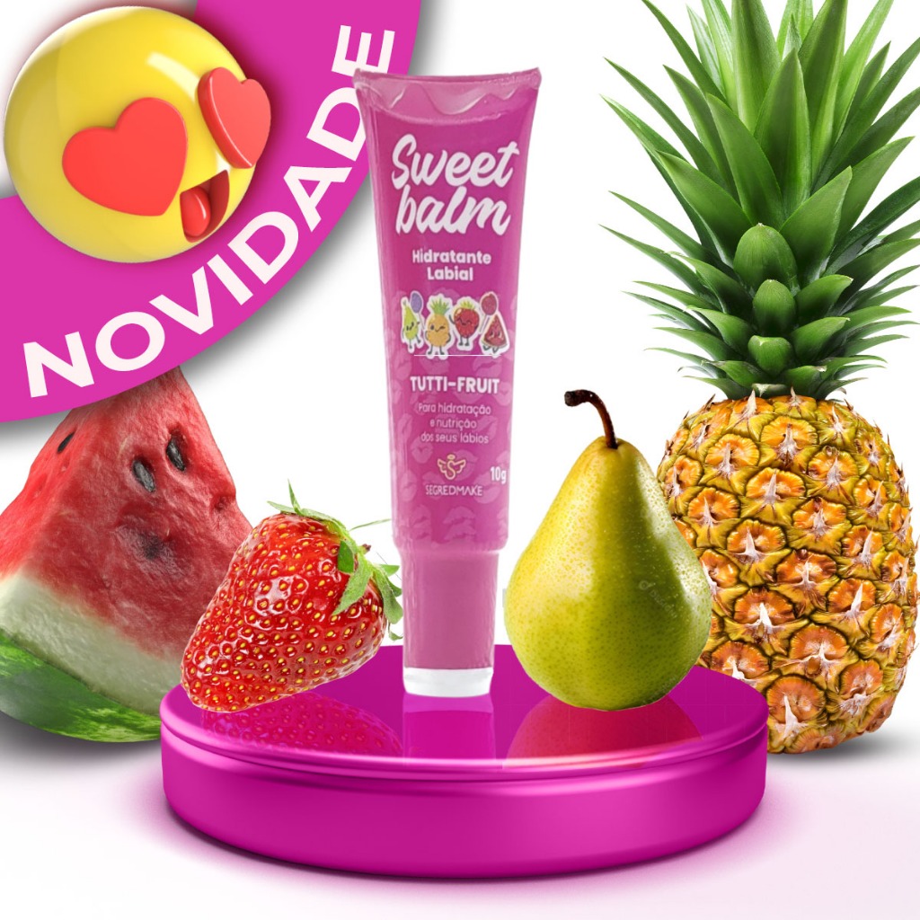 Kit Hidratante labial Sweet Balm carmed Efeito Gloss - Sensação do ...