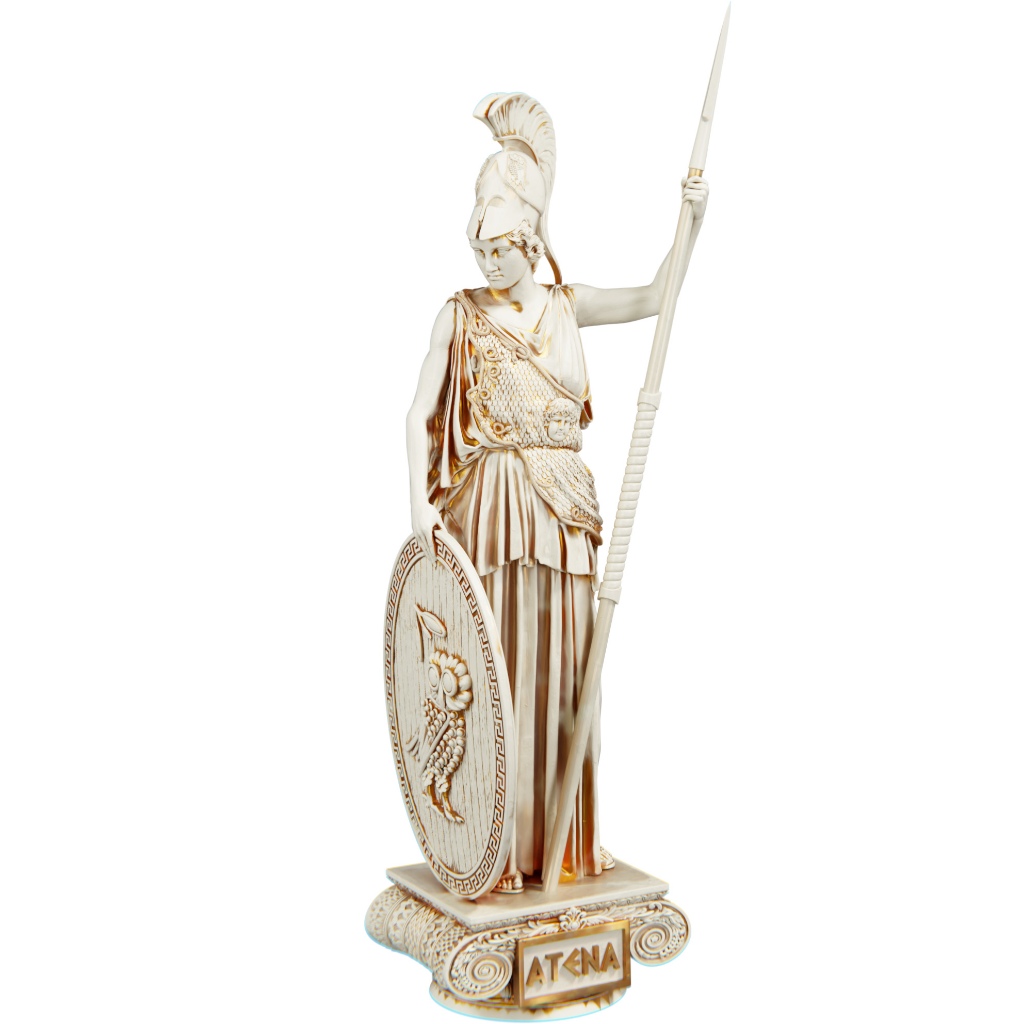 Estátua Atena Deusa Minerva Imagem Athena | Shopee Brasil