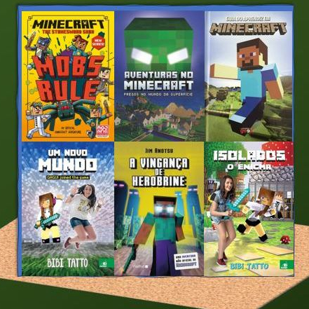 Coleção Livros Minecraft - A Batalha da Torre / Authentic Games ...