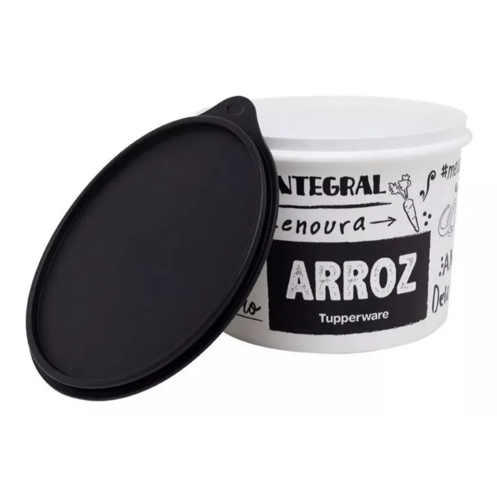 Pote Arroz Tupper Caixa 2kg Tupperware Potes Para Alimentos | Shopee Brasil