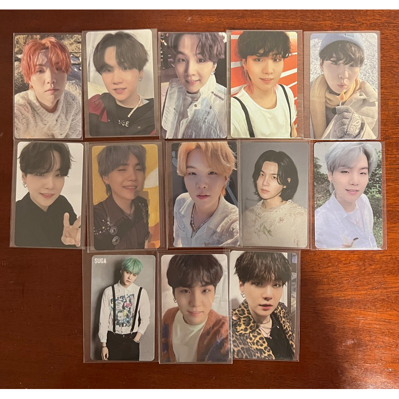 Photocards Irregulares DVD/Blu-Ray BTS Suga/Min Yoongi | Shopee Brasil