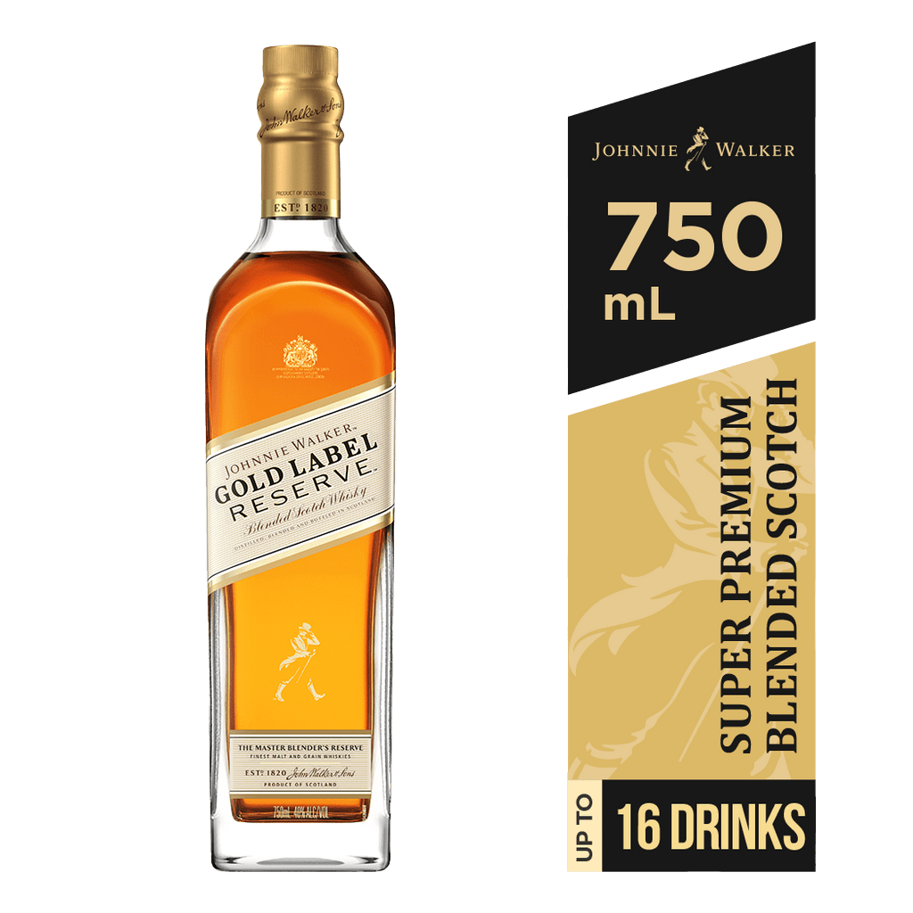 Whisky Gold Label Reserve 750ml Original Nota Fiscal e selo IPI ...