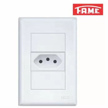 Conjunto Tomada Fame Evidence 4 x 2 2P+T 10A/250V - FAME | Shopee Brasil