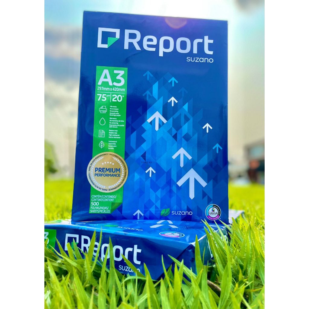 Papel Sulfite A3 - REPORT 500 Folhas 75g | Shopee Brasil