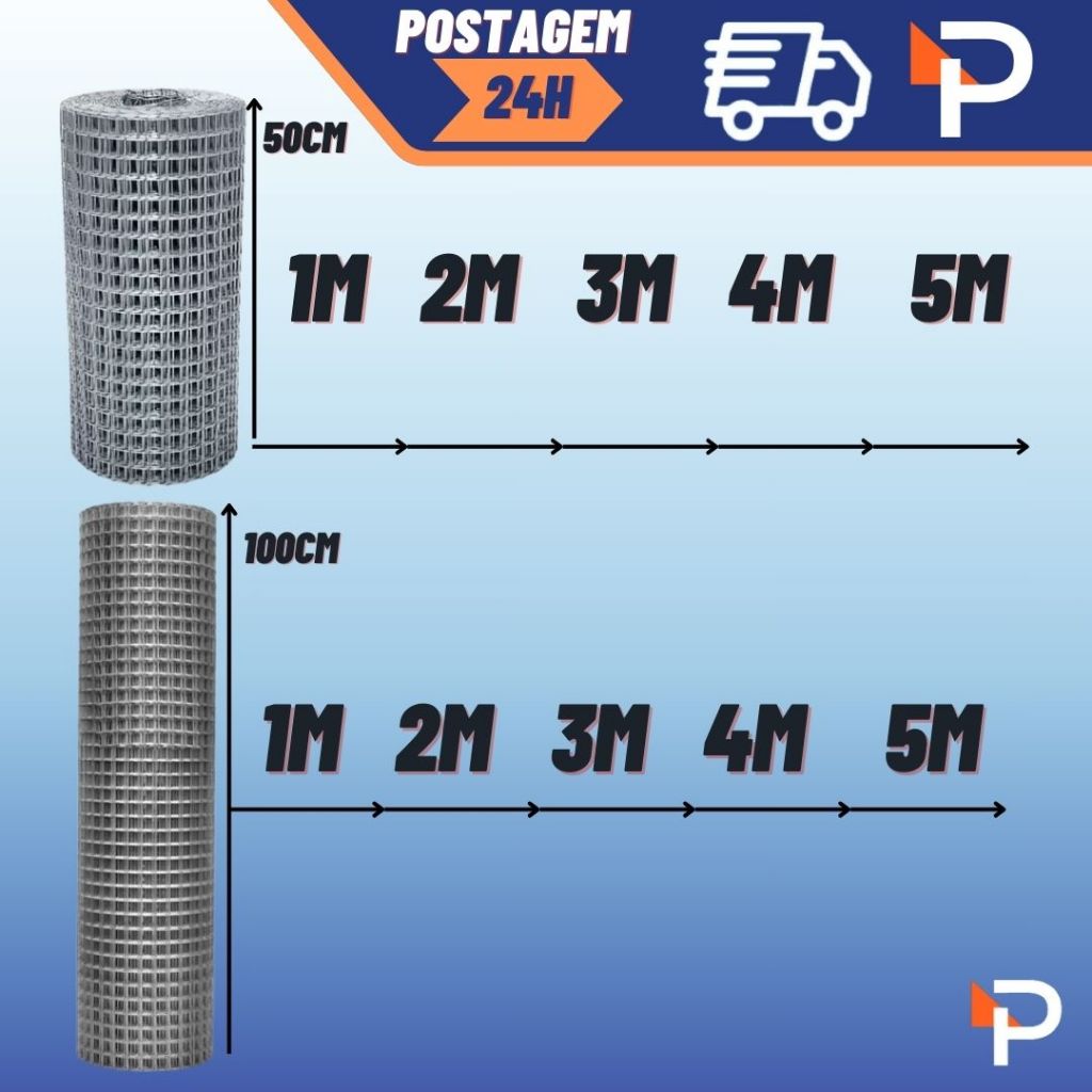 Tela Soldada Cerca Cachorro Gato 50cm/100cm altura x 1M 2M 3M 4M até 5M | Shopee Brasil