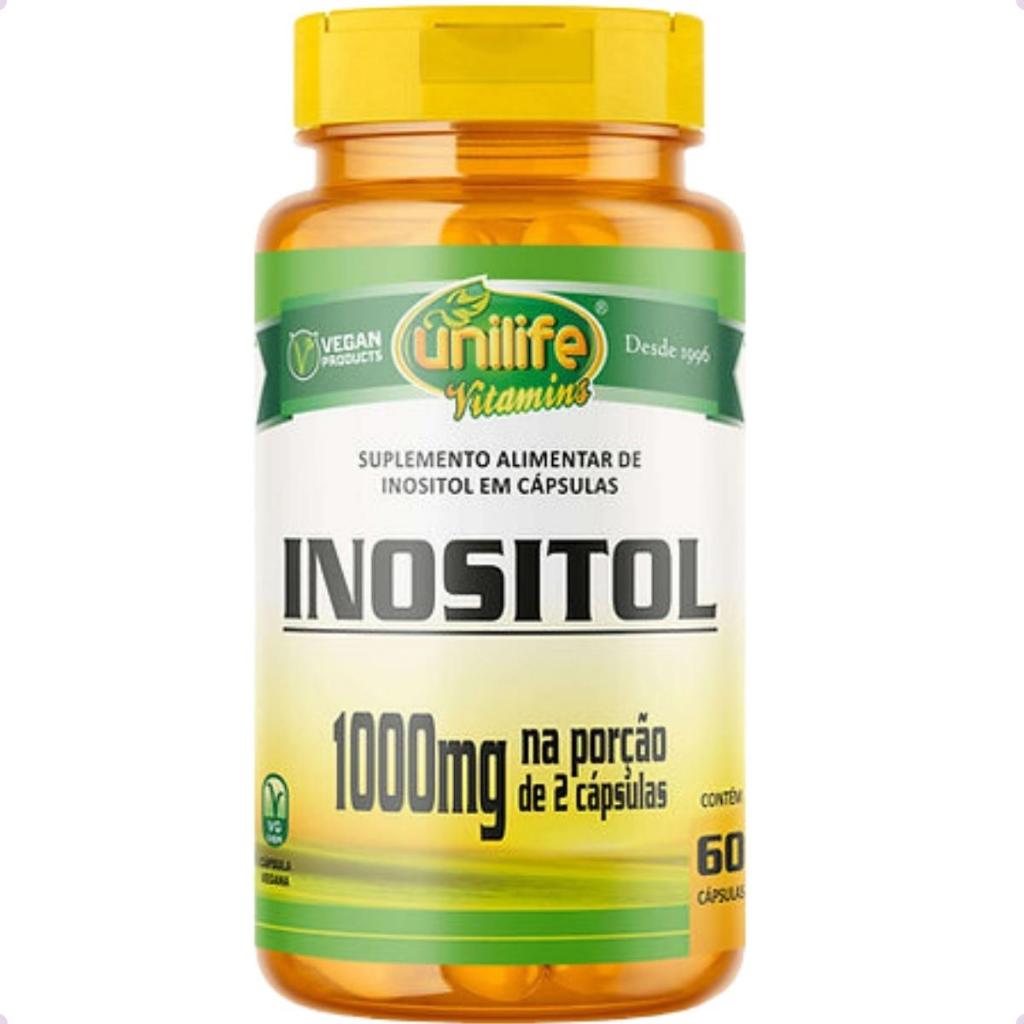 Mio Inositol 60 Cápsulas Suplemento Alimentar - Unilife | Shopee Brasil