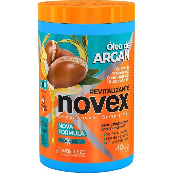 MÁSCARA CAPILAR NOVEX 400G - ÓLEO DE ARGAN | Shopee Brasil