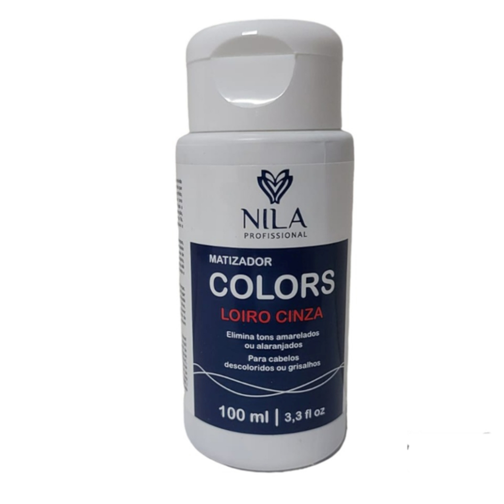 Nila Colors Matizador Loiro Cinza 100ml | Shopee Brasil