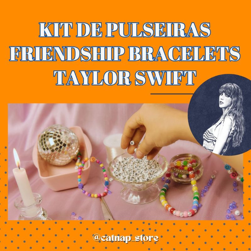 Kit 13 pulseiras The Eras Tour Taylor Swift | Shopee Brasil