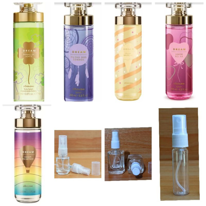 Body Splash Dream de O Boticário:amostras de 6, 12 ou 15 ml( escolha o ...