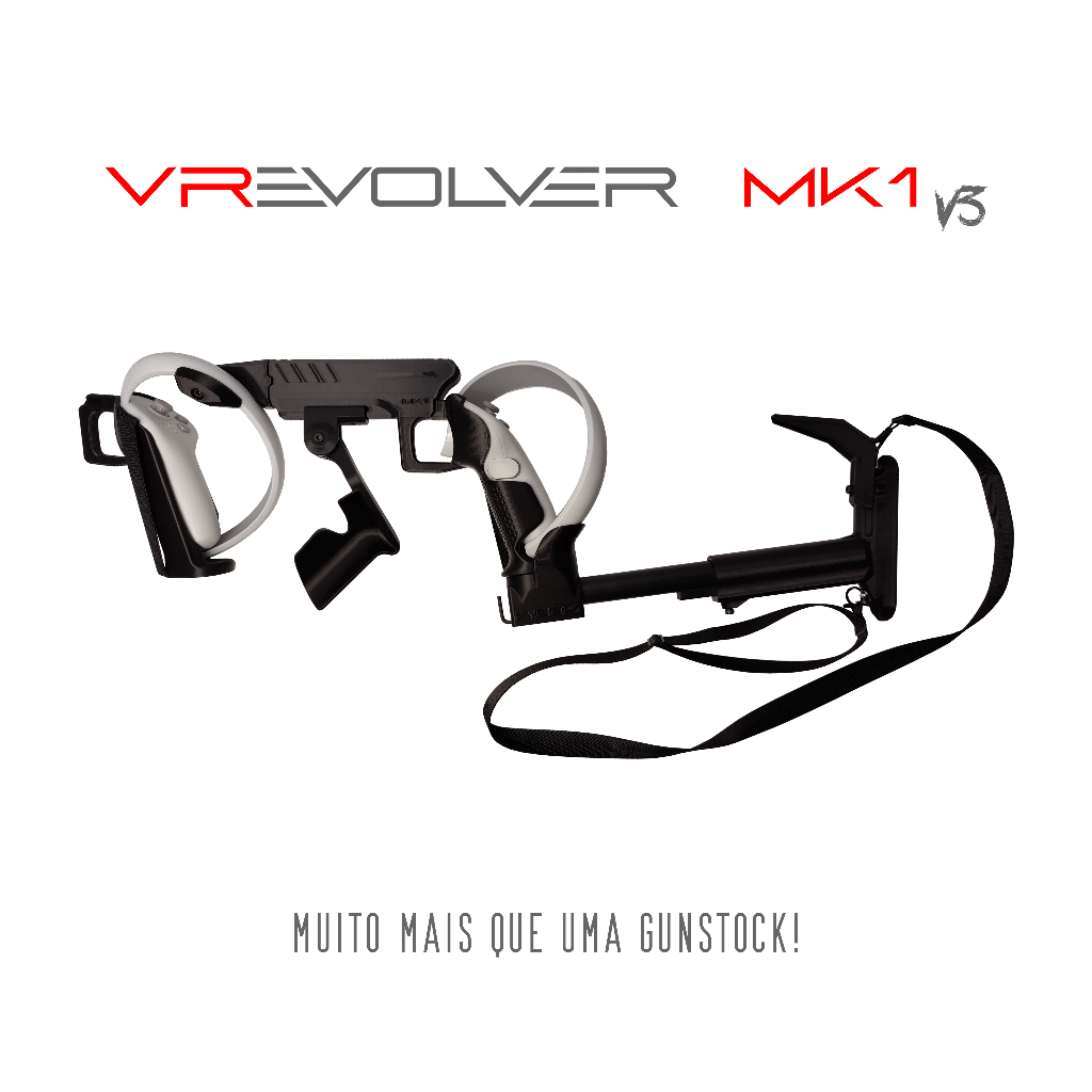 Pico 4 Gunstock VREvolver Mk1 - Suporte Arma Para VR (RV) | Shopee Brasil