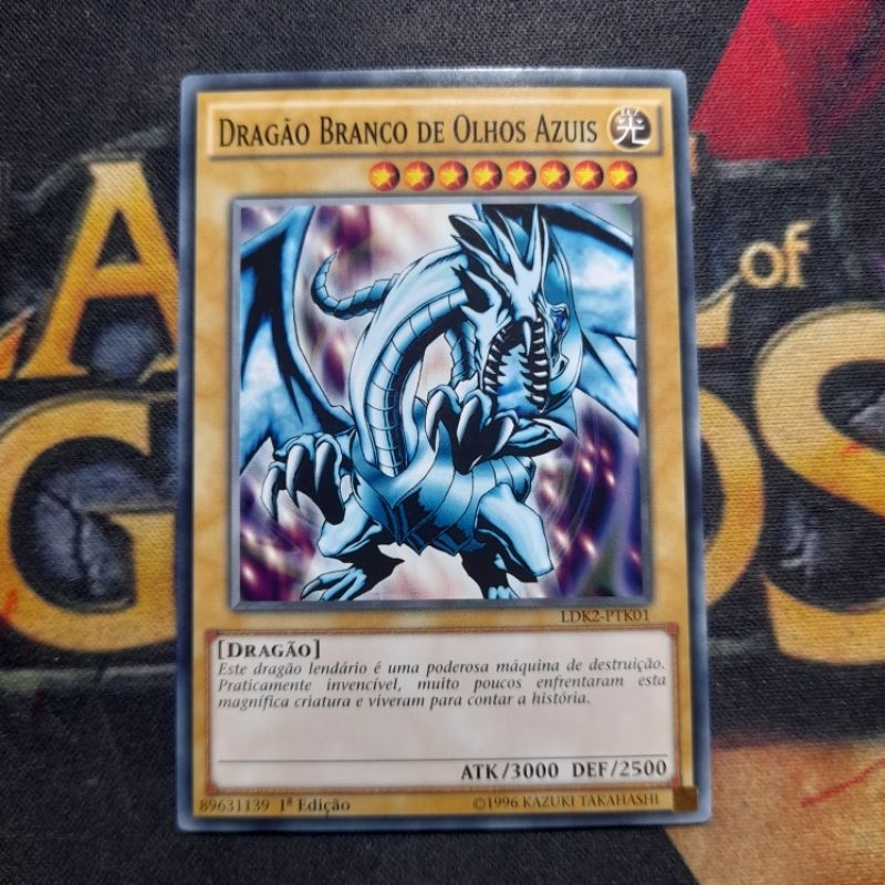 Dragão Branco De Olhos Azuis Original Yu Gi Oh Shopee Brasil
