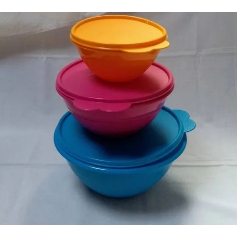 Tupperware kit 3 tigelas maravilhosas | Shopee Brasil