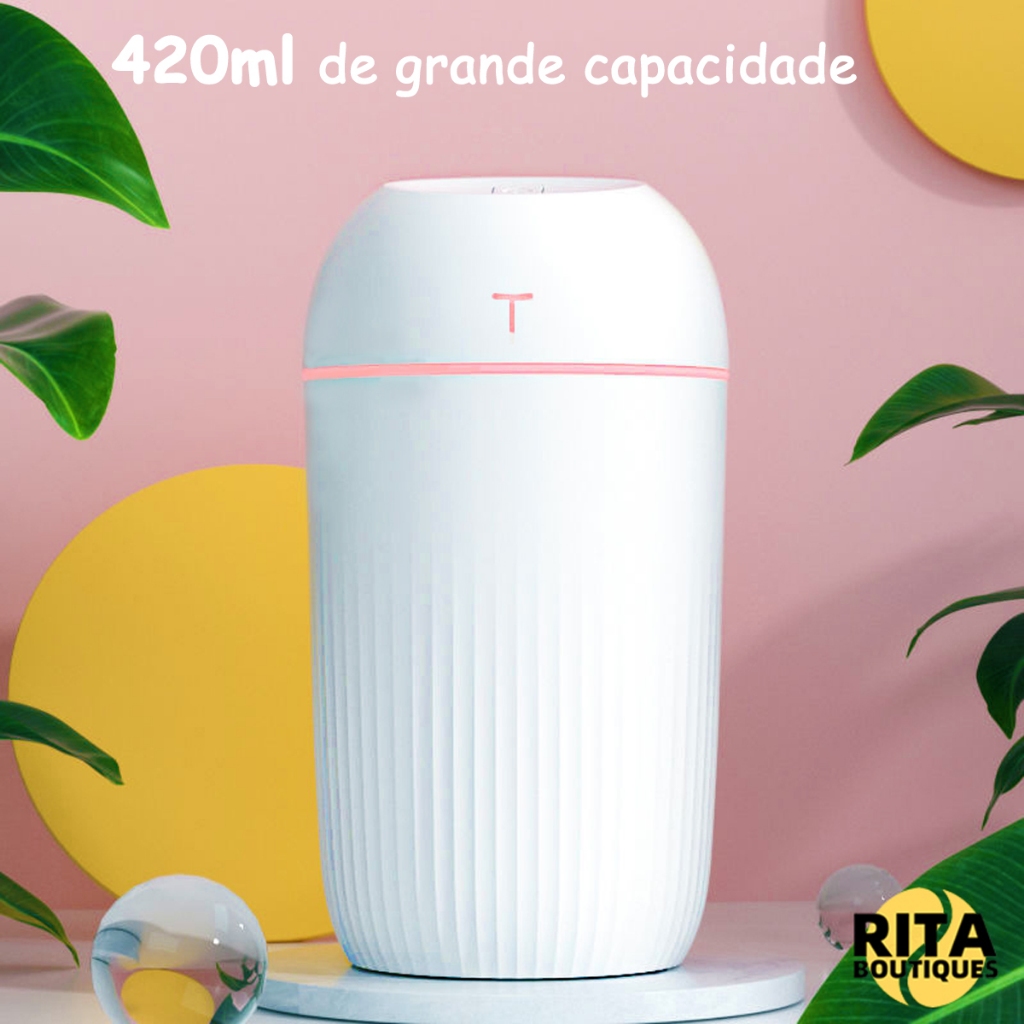 Umidificador De Ar Ultrassônico Escritório Aromatizador Usb Egg Portátil Led De Ambiente ...