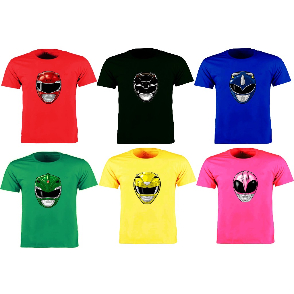 Camisetas personalizadas Power Ranger | Shopee Brasil