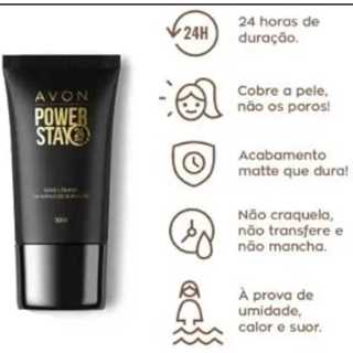 Base Avon Power Stay 24hs Tom 240 N - 30ml | Shopee Brasil
