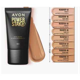 Base Avon Power Stay 24hs Tom 240 N - 30ml | Shopee Brasil