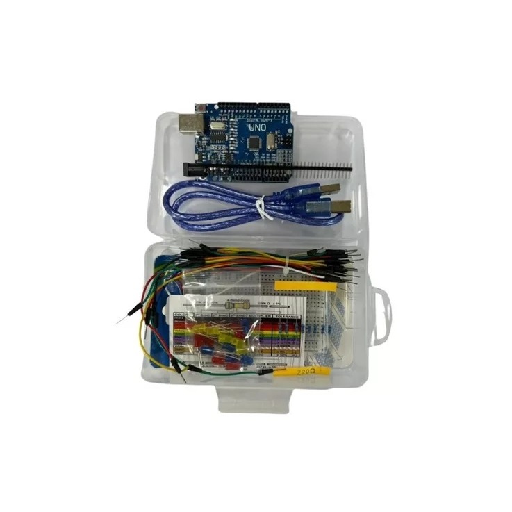 Kit Starter C/ Uno Ch340 Compativel Arduino + Box | Shopee Brasil