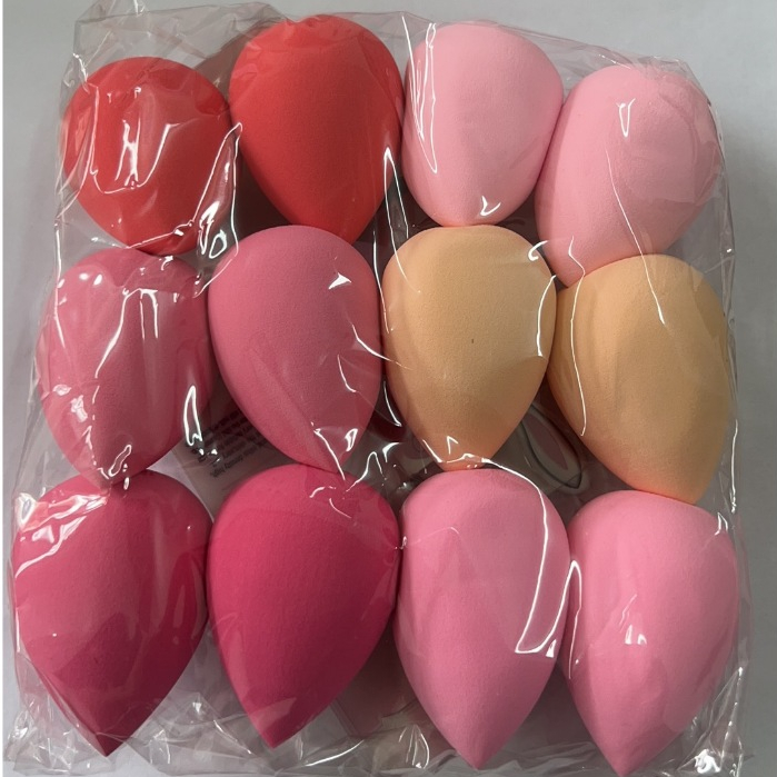 Kit Com12 Esponja Para Maquiagem Beauty | Shopee Brasil
