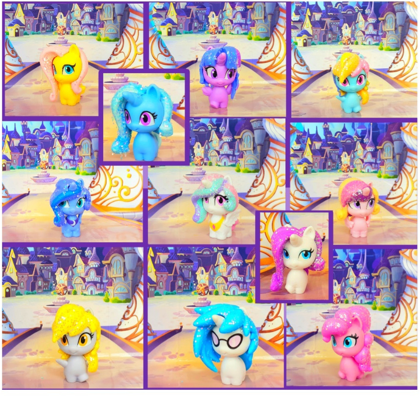 My little pony - Mark crew glitter - minis - 4cm - Escolha - Original ...