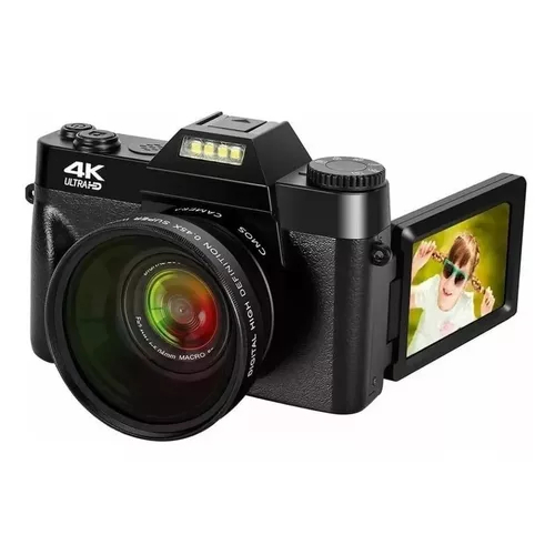 Câmera Digital 48mp 4k Para Youtubers Iniciante 30fps 16x | Shopee Brasil