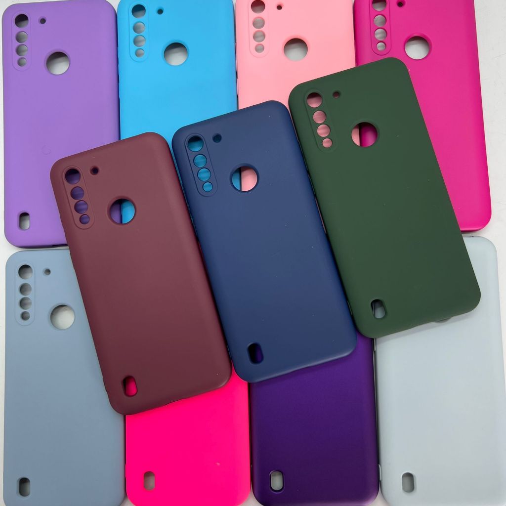 Kit Capa + Pelicula 3D ou So 1 Capinha Silicone Para Motorola Moto G8 Power Lite Aveludada ...